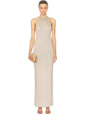 Lpa Josi Maxi Dress - Sand & Silver