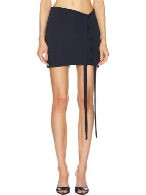JADE CROPPER Mini Skirt - Dark Navy