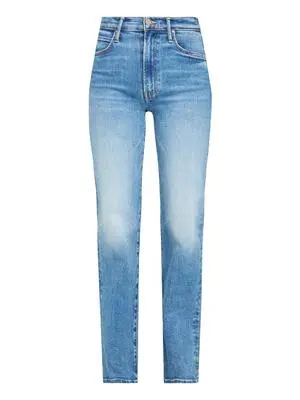 MOTHER MOTHER The Kick It Straight Leg Jeans Bitchn