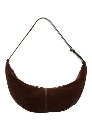 Proenza Schouler Slide Suede Shoulder Bag - Chocolate