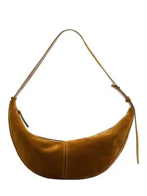 Proenza Schouler Slide Suede Shoulder Bag - Fern