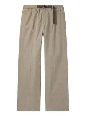 Our Legacy Wander Wide-leg Prince Of Wales Cordura® Trousers - Neutrals