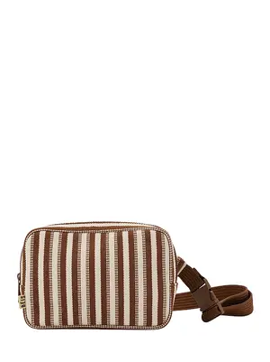 BEIS The Summer Stripe Belt Bag - Maple