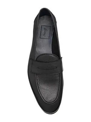 Brioni Appia Deerskin Penny Loafers - Black