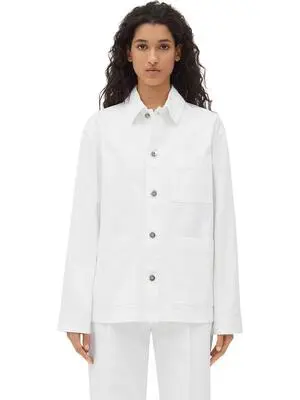 BOTTEGA  VENETA Bottega Veneta Soft Denim Jacket - White