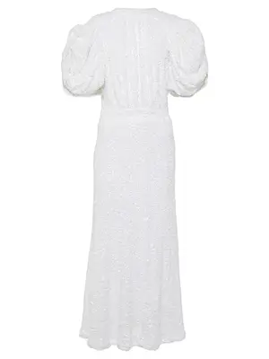 Remain Birger Christensen Bridal Sequined Gown - White