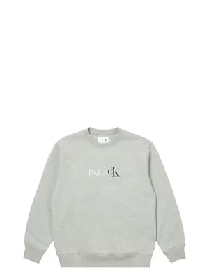 PALACE X Calvin Klein Crewneck Sweatshirt - Grey