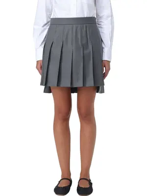 Thom Browne Pleated Skirt - Charcoal