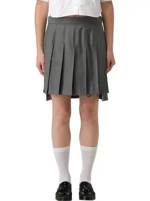 Thom Browne Pleated Skirt - Grey
