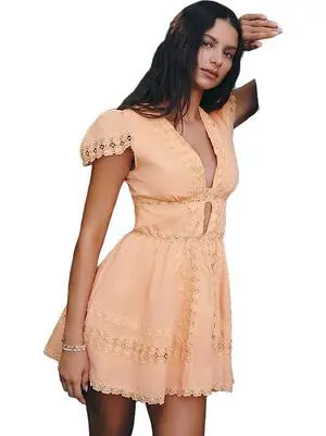 Peixoto Piper Mini Dress - Light Orange
