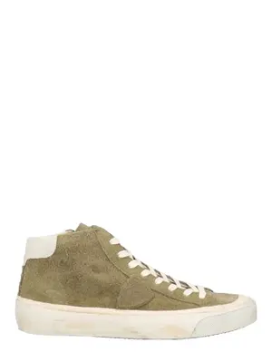 Philippe Model Leather High-top Sneakers - Sage Green