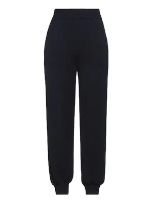MSGM Tapered Wool Cashmere Pants - Blue