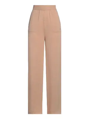 MSGM MSGM Wide Leg Knit Pants Beige