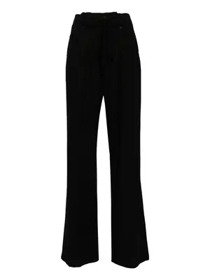 Goen.j High-waisted Trousers - Black