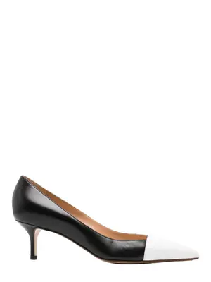 FRANCESCO RUSSO 55mm Leather Pumps - Black