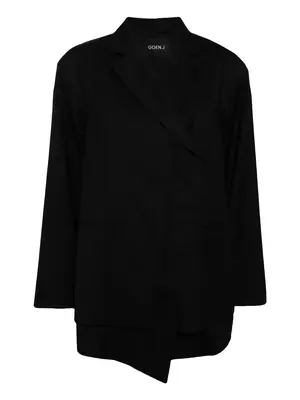 Goen.j Layered Single-breasted Blazer - Black
