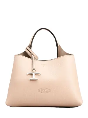 TOD'S Micro Leather Crossbody Bag - Neutrals