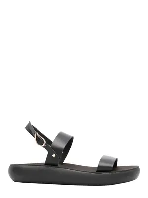 ANCIENT GREEK SANDALS Clio Leather Sandals - Black