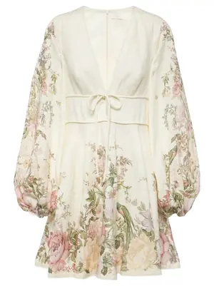 ZIMMERMANN Waverly Linen Mini Dress