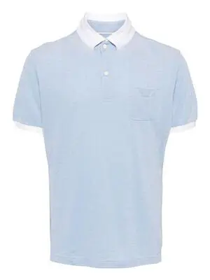 PRIVATE STOCK LABS The Midas Cotton Polo Shirt - Blue