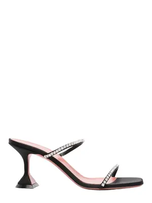 Amina Muaddi Gilda 70mm Sandals - Black