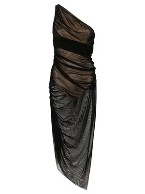 Norma Kamali Diana One-shoulder Gown - Black