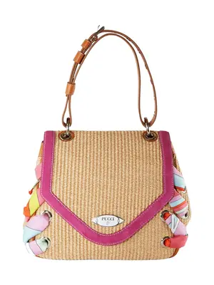 Emilio Pucci Tressage Woven Tote Bag - Neutrals