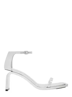 COURREGES Stream Mirror Sandals - Silver