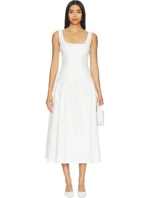 CAMILA COELHO Linda Midi Dress - Ivory