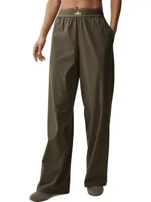 Alo Yoga Suit Up Trouser (Long) Olive Tree