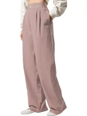 Alo Yoga Suit Up Trouser (Long) Taupe