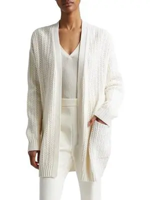 Max Mara Balzac Wool & Cashmere Cardigan - Vanilla