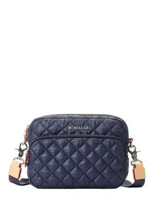 Mz Wallace Small Metro Quilted Nylon Camera Bag Dawn