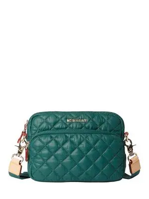 Mz Wallace MZ Wallace Small Metro Quilted Camera Bag Emerald