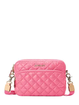 Mz Wallace MZ Wallace Small Metro Quilted Camera Bag Flamingo