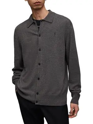 ALLSAINTS Kilburn Cardigan - Monument Grey