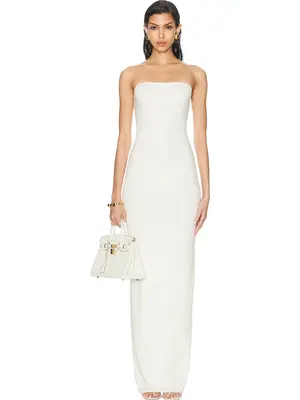 Eterne Tube Maxi Dress - Cream