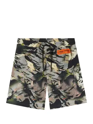 Heron Preston Nylon Swimshorts - Green
