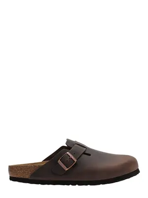 BIRKENSTOCK Birkenstock Boston Slipper In Oiled Leather Brown