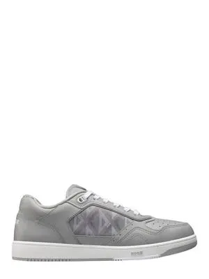 Dior B27 Leather Sneakers - Gray