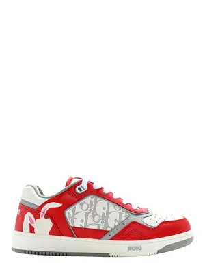 Dior Dior Oblique Rabbit Motif Sneakers Red