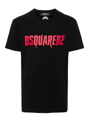 Dsquared2 Logo-print Cotton T-shirt - Black