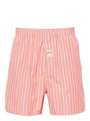 Martine Rose Striped Deck Shorts - Pink
