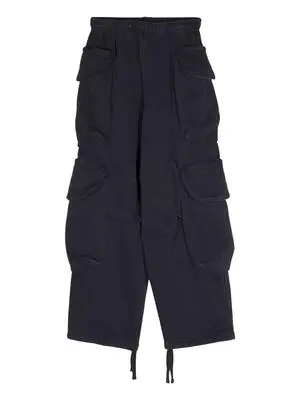 ENTIRE STUDIOS Heavy Gocar Mid-rise Cargo Trousers - Blue