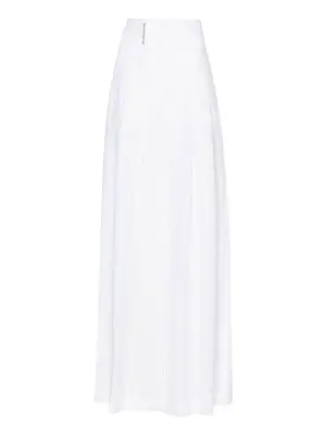 Peserico High-waisted Palazzo Pants - White
