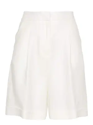 PESERICO Linen Tailored Shorts