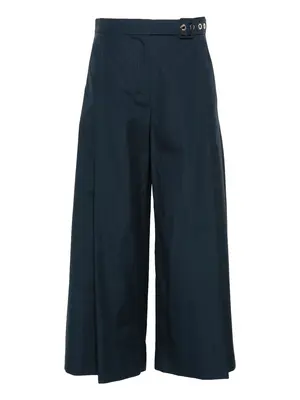 MAX MARA S Max Mara Assiro Wide-Leg Cropped Trousers
