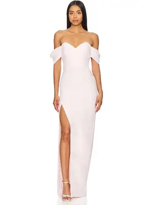 Amanda Uprichard Falcon Gown - Blush