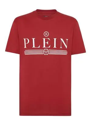 Philipp Plein Logo-print Cotton T-shirt - Red