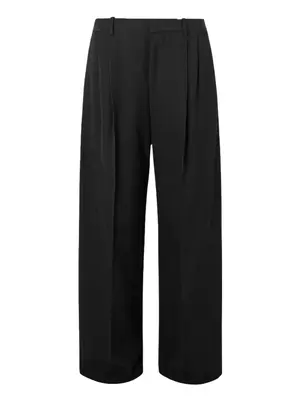 BOTTEGA VENETA Bottega Veneta Grain De Poudre Wide-Leg Trousers
